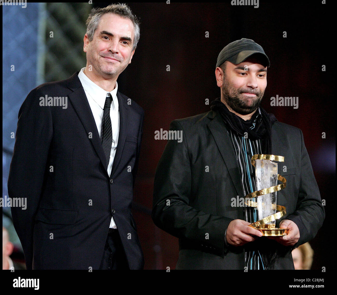 Alfonso Cuaron gave Director Nabil Ben Yadir the prize for movie 'Les ...