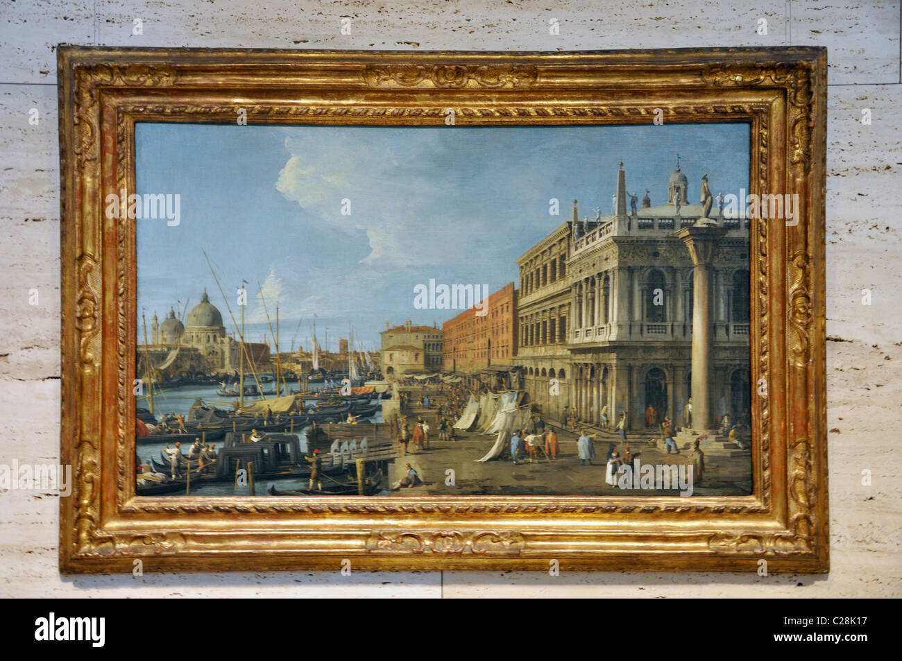 The Molo, Venice by Canaletto (Giovanni Antonio Canale), 1735 Stock ...