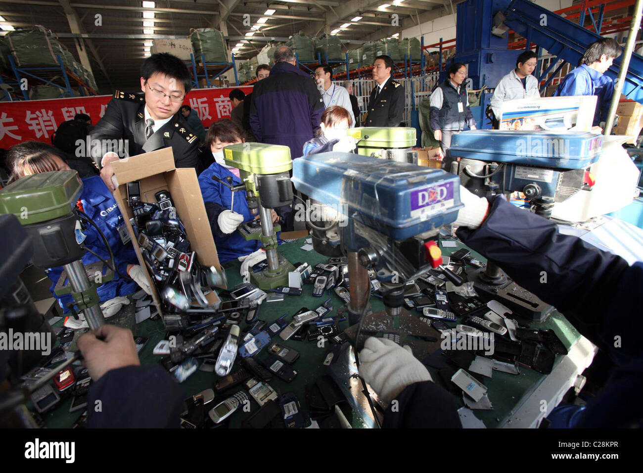 FAKE GOODS SEIZED IN CRACKDOWN Thousands of fake phones and footwear ...