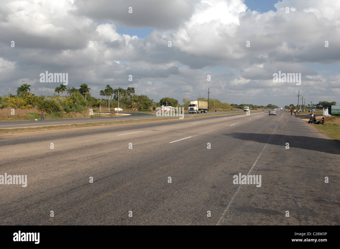 Main highway through Cuba Stock Photo - Alamy