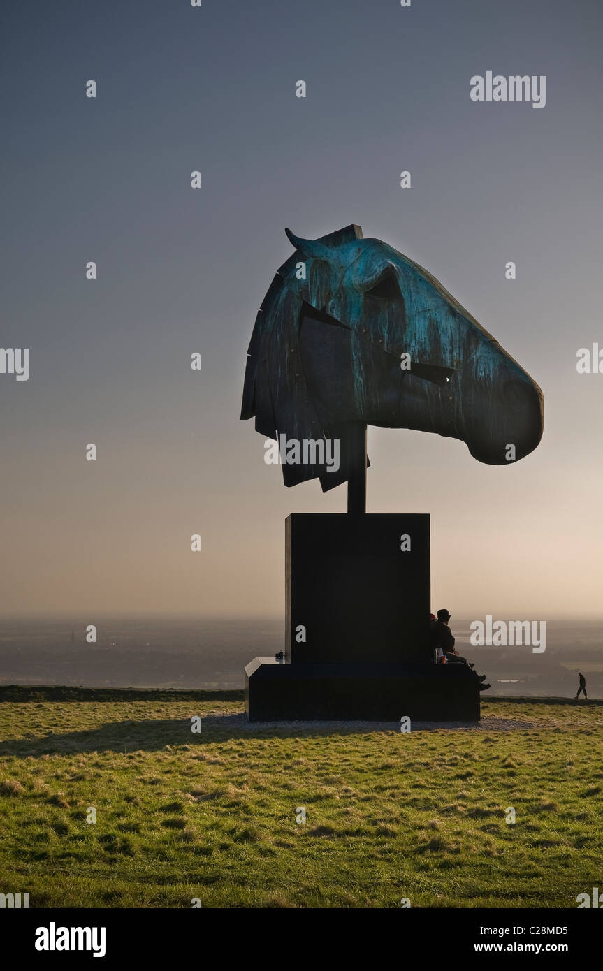 The 'Artemis' sculpture on The Trundle near Goodwood, Chichester, West ...
