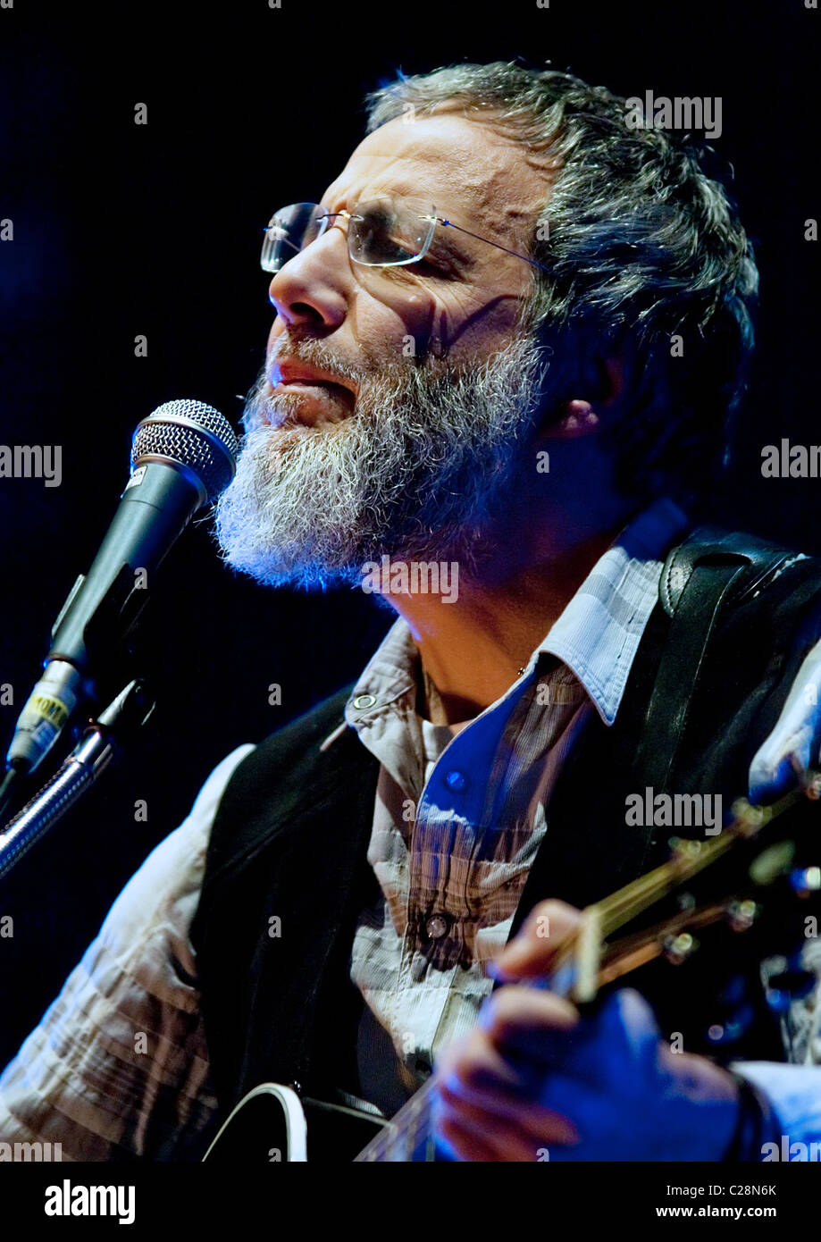 Yusuf Islam aka Cat Stevens performing at Liverpool Echo Arena ...