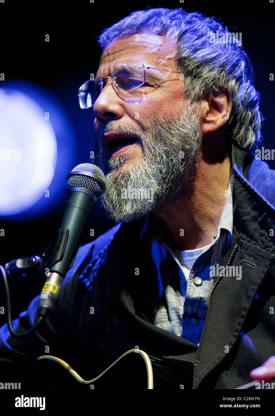 Yusuf Islam aka Cat Stevens performing at Liverpool Echo Arena ...