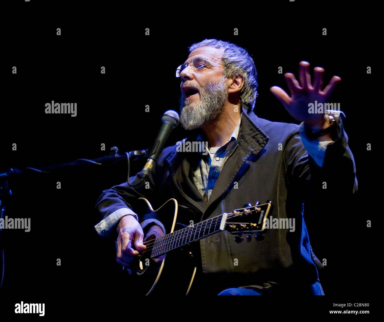Yusuf Islam aka Cat Stevens performing at Liverpool Echo Arena ...