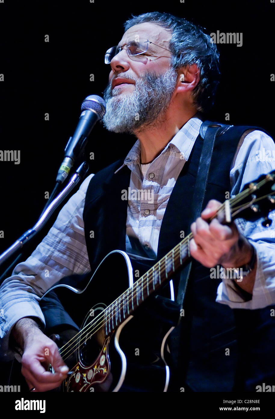 Yusuf Islam aka Cat Stevens performing at Liverpool Echo Arena ...