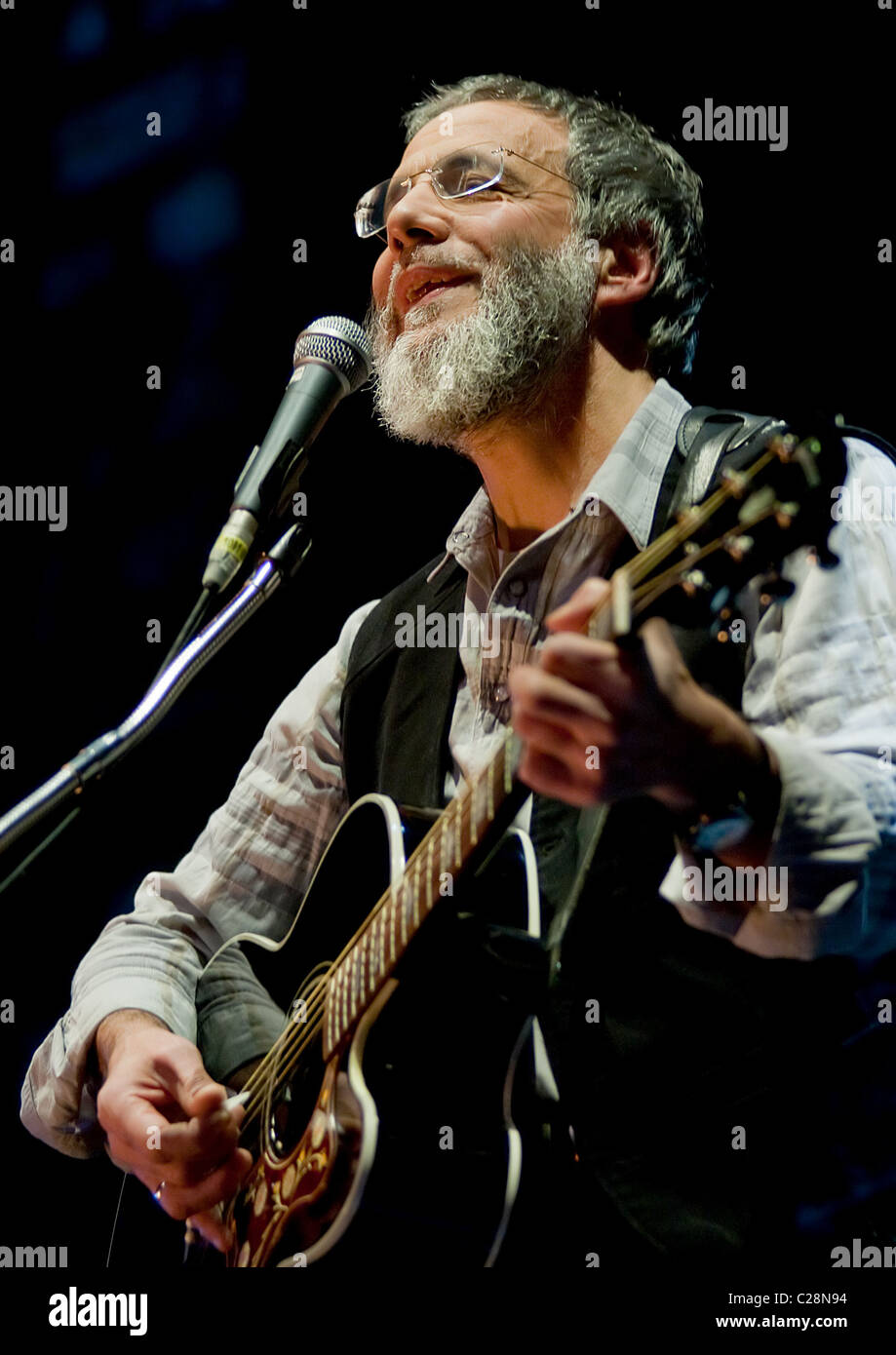 Yusuf Islam aka Cat Stevens performing at Liverpool Echo Arena ...