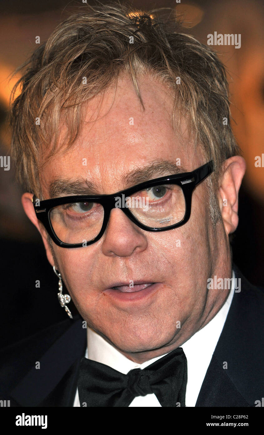 Elton John Grey Goose Character & Cocktails - winter fundraiser held at ...