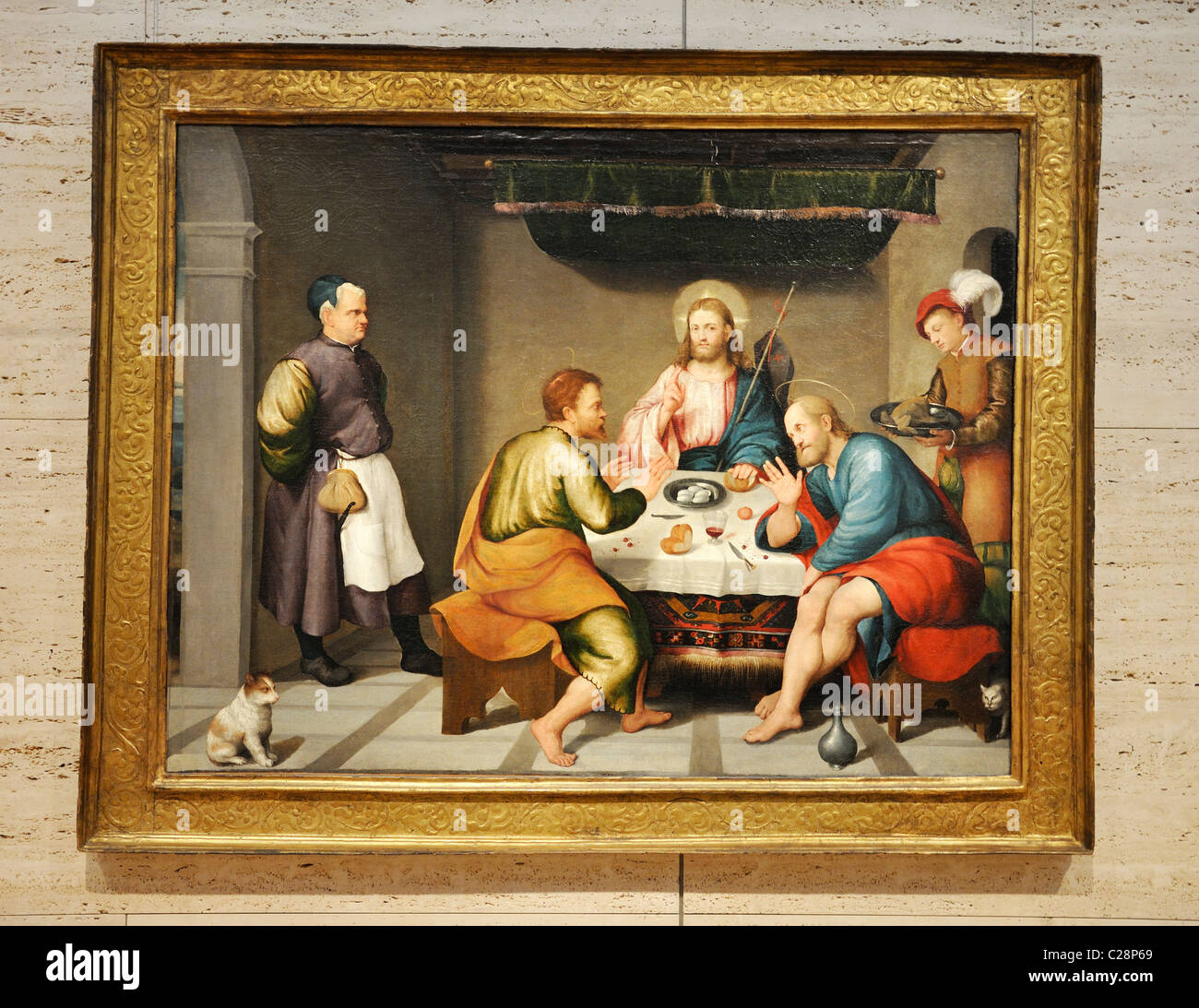 Supper At Emmaus Jacopo Bassano