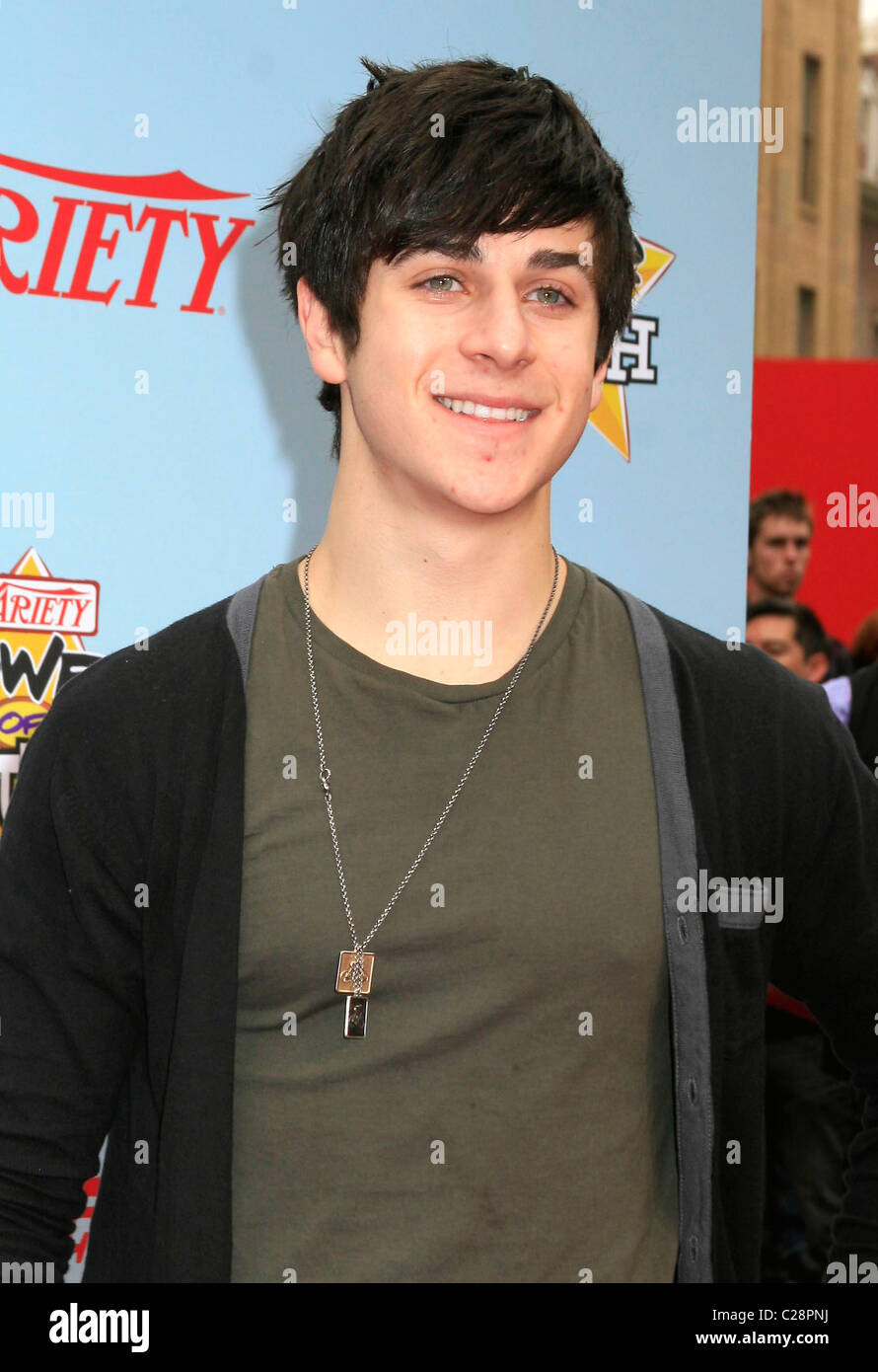 David Henrie Variety Power of Youth held at Paramount Studios ...