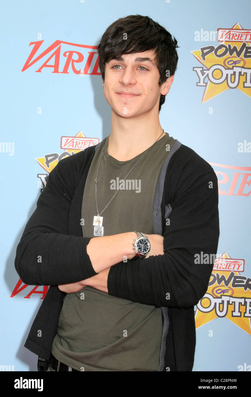 David Henrie Variety Power of Youth held at Paramount Studios ...