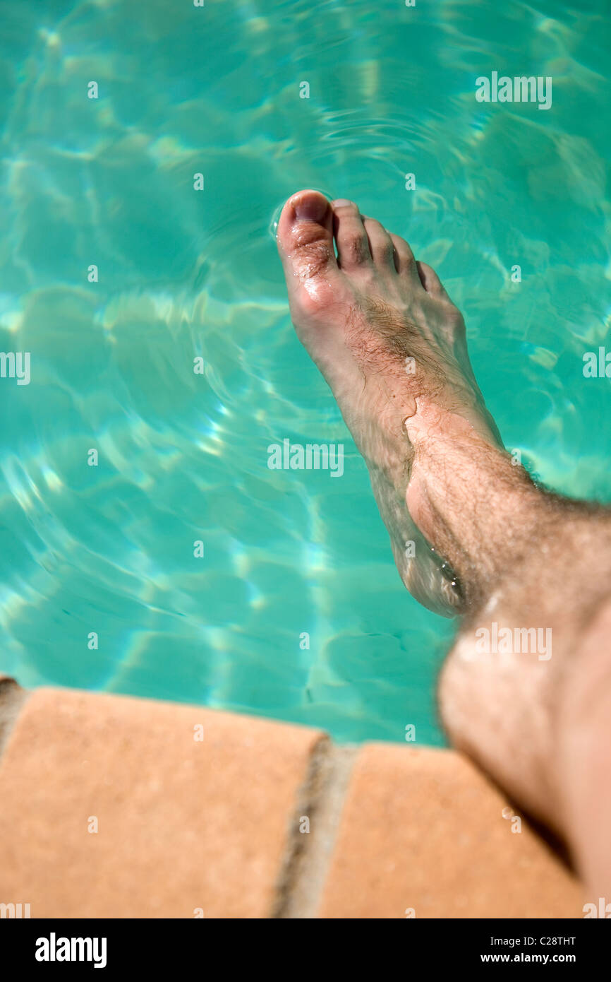 Dip your toes in hi-res stock photography and images - Alamy