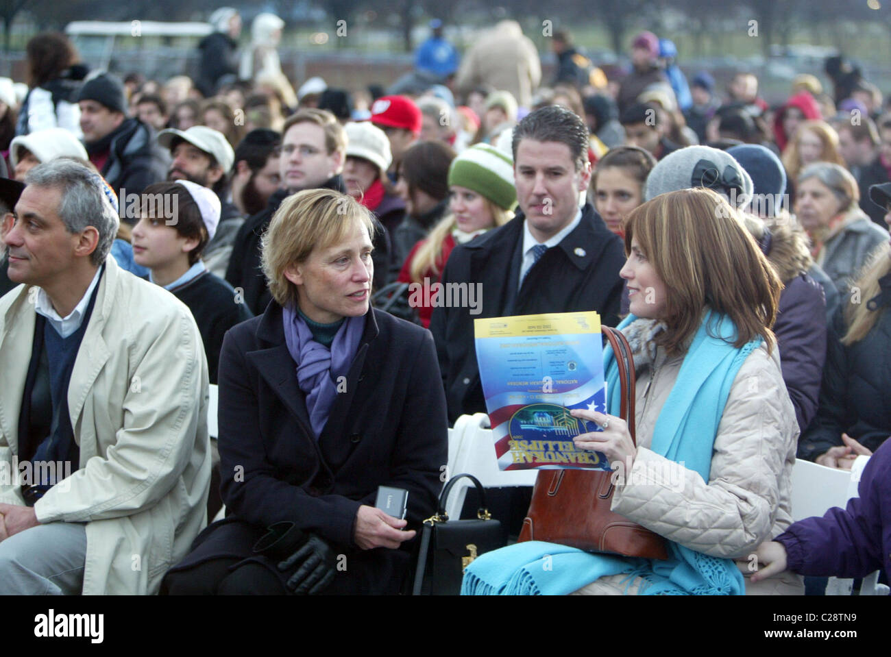 Obama advisor Rahm Emmanuel and his wife Amy Rule (C) Friends Of ...