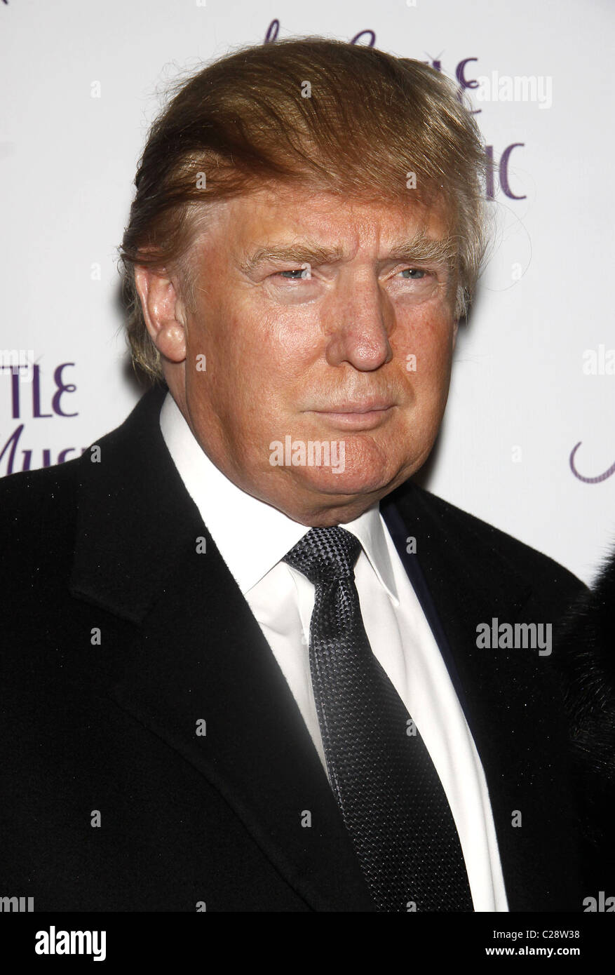 Donald Trump Opening night of the Broadway musical 'A Little Night ...