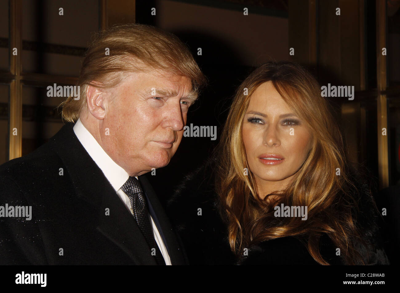 Donald Trump and Melania Trump Opening night of the Broadway musical 'A ...