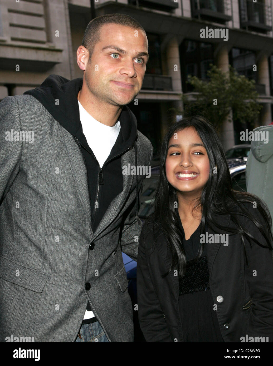 Luke Young arriving at a hotel London, England - 06.12.09 Stock Photo ...