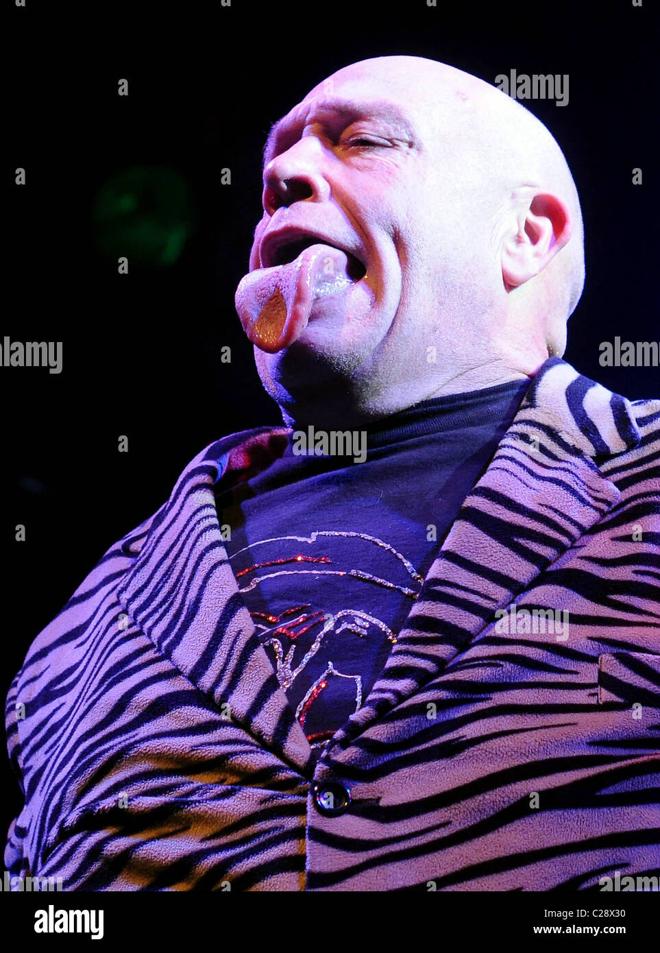 Buster Bloodvessel of 80s Ska band Bad Manners playing live at The ...