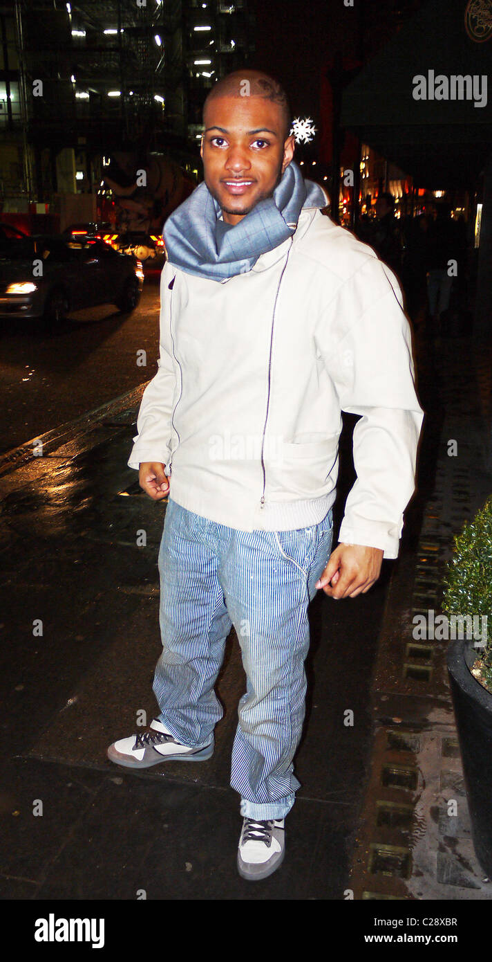 JLS - Jonathan Gill aka JB arriving for a 'Dinner Party' in ...