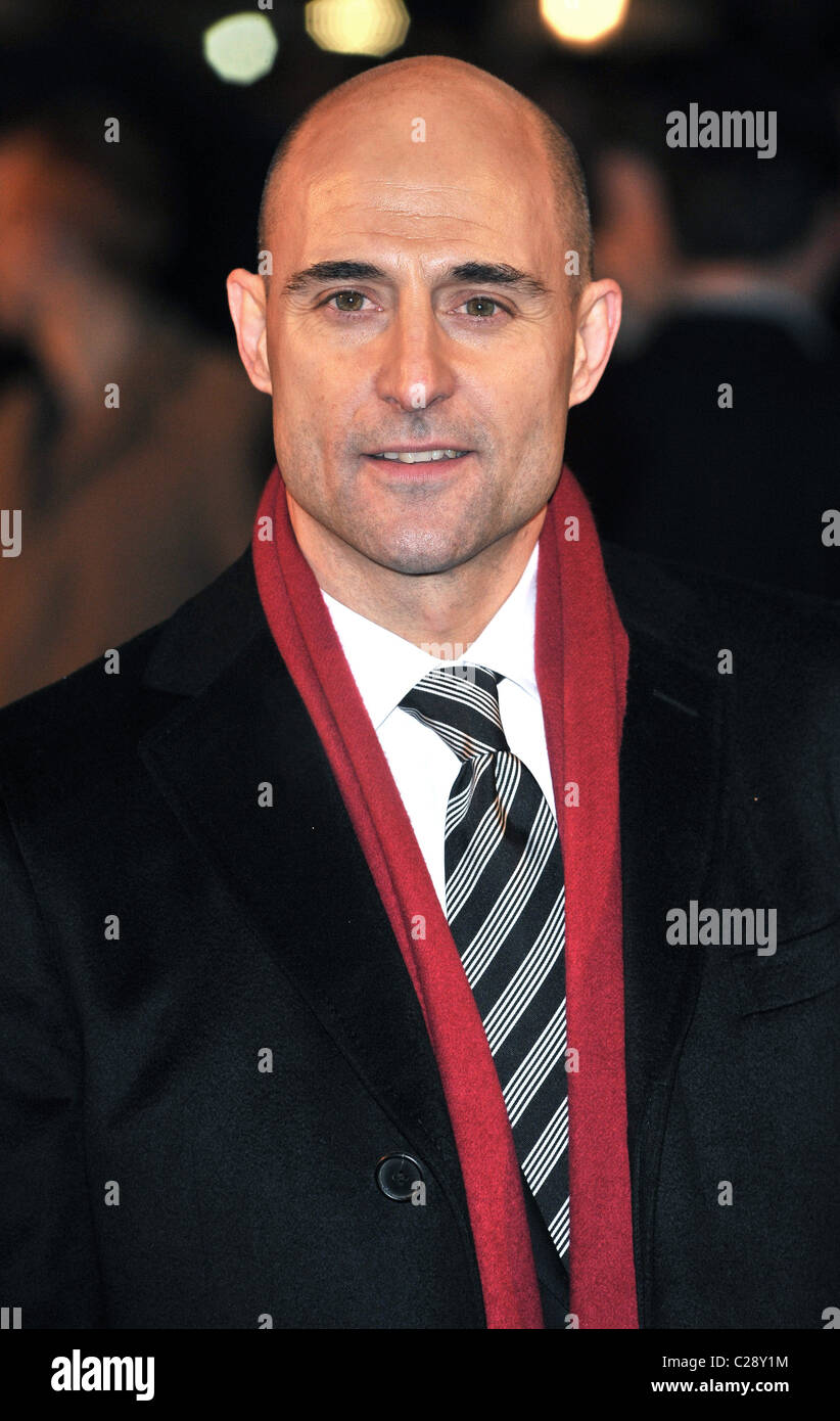 Mark Strong Sherlock Holmes - UK film premiere held at the Empire ...