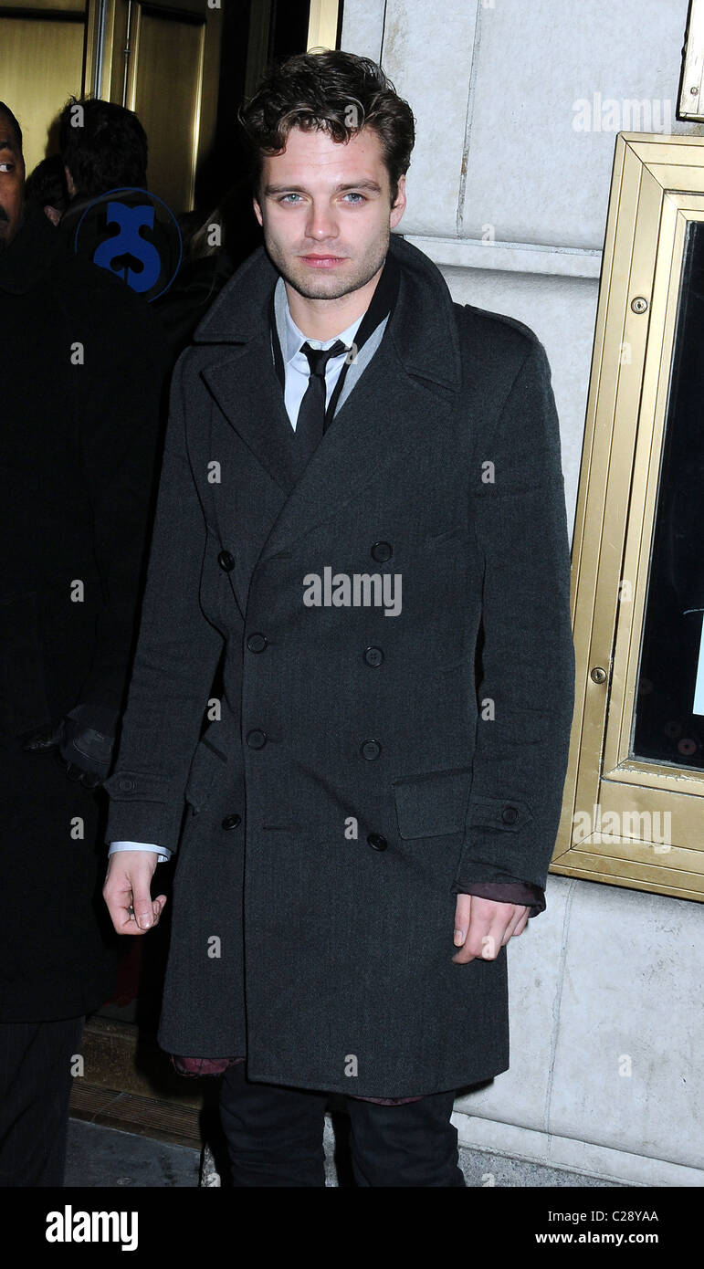 Sebastian Stan Opening night of the Broadway play 'Race' at the Ethel ...