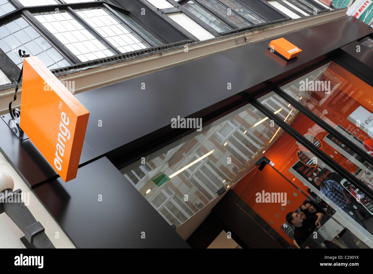 Orange mobile phone store in Carnaby Street, London, England Stock ...