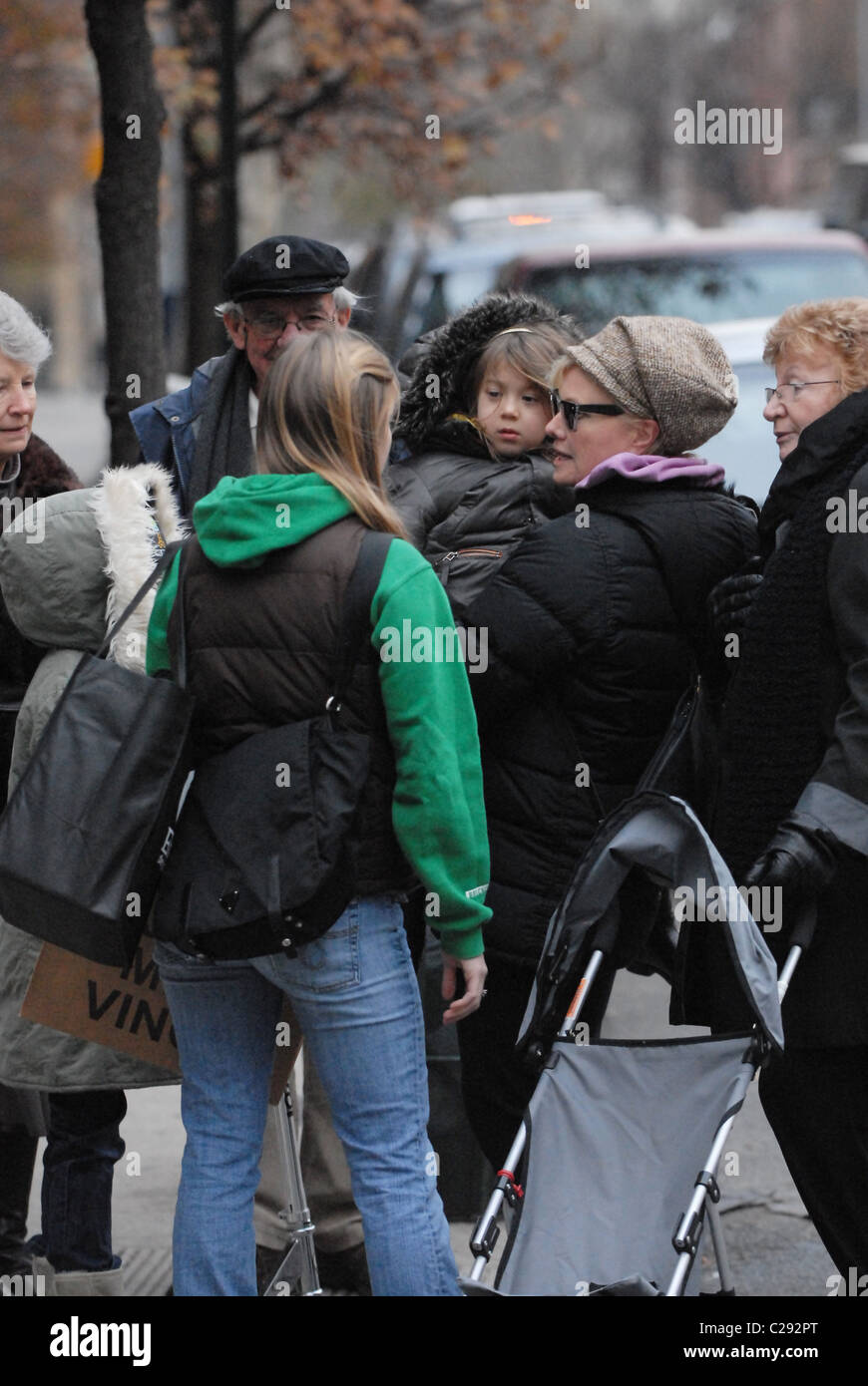 Debra Lee Furness and Family out and about in The West Village New York ...
