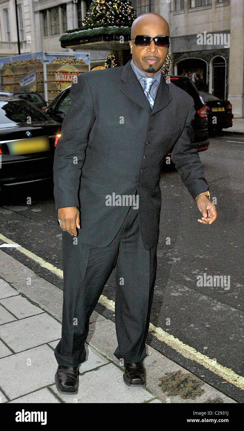MC Hammer aka Stanley Kirk Burrell outside Claridges Hotel London ...
