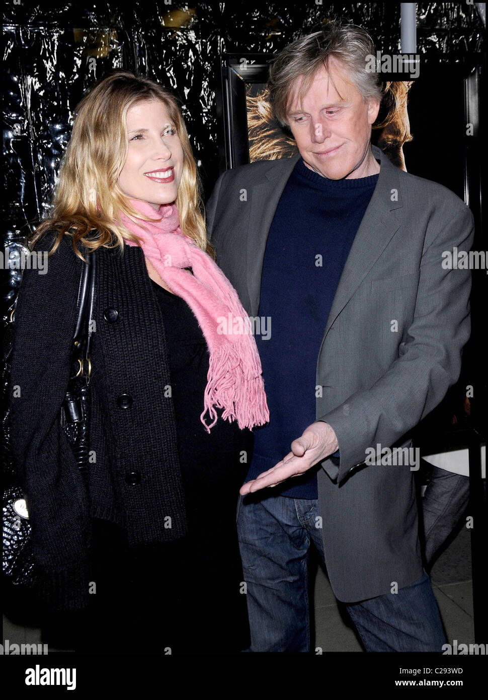 Gary Busey and pregnant girlfriend Stephanie arrives at the premiere of ...