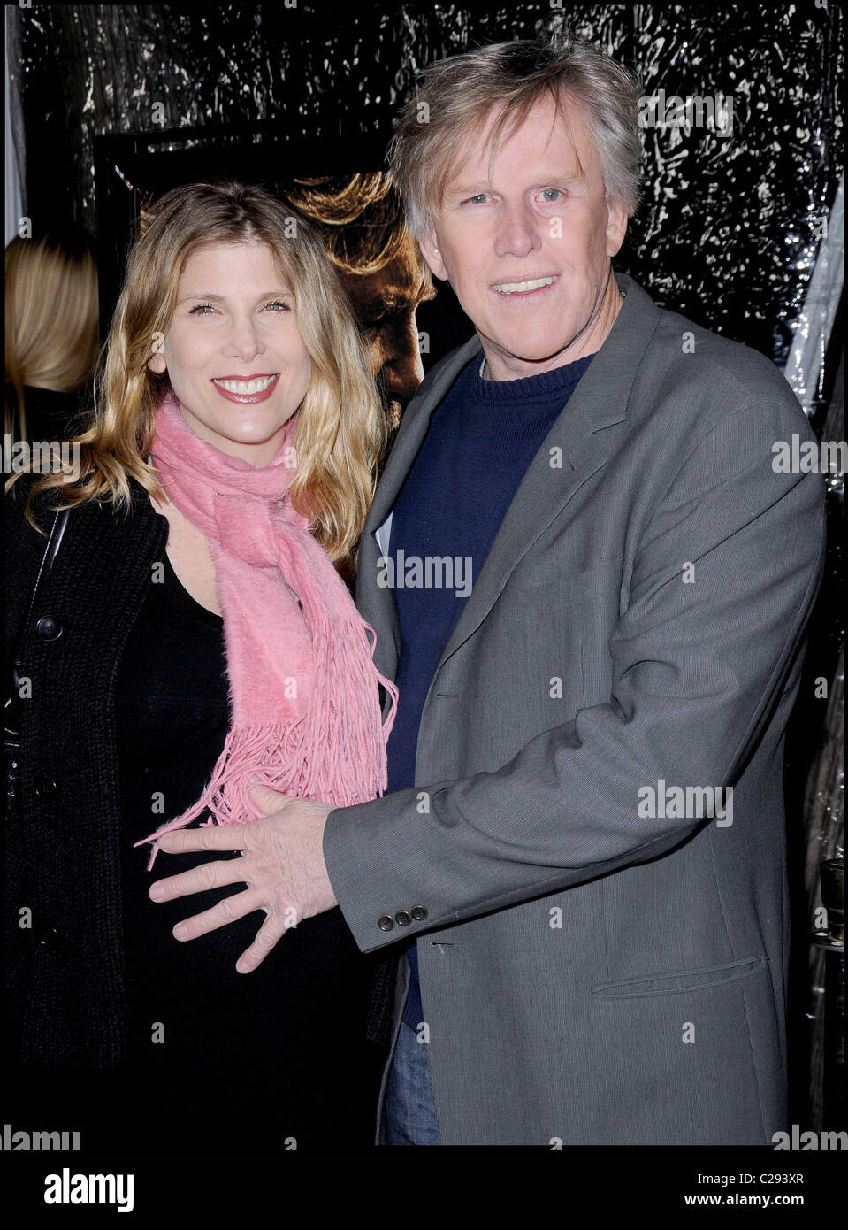 Gary Busey and pregnant girlfriend Stephanie arrives at the premiere of ...