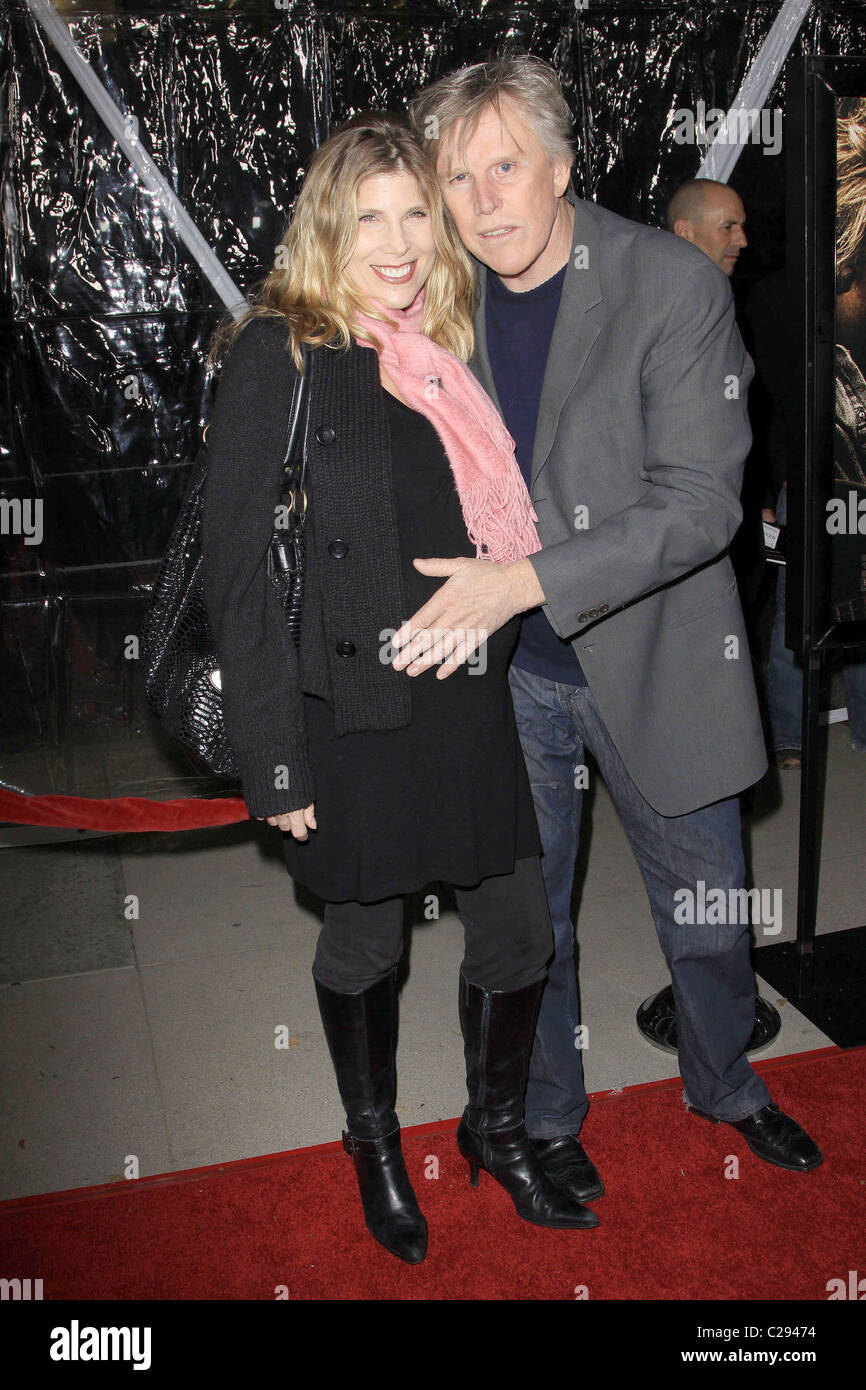 Gary Busey and pregnant Girlfriend Stephanie arrive for the LA premier ...