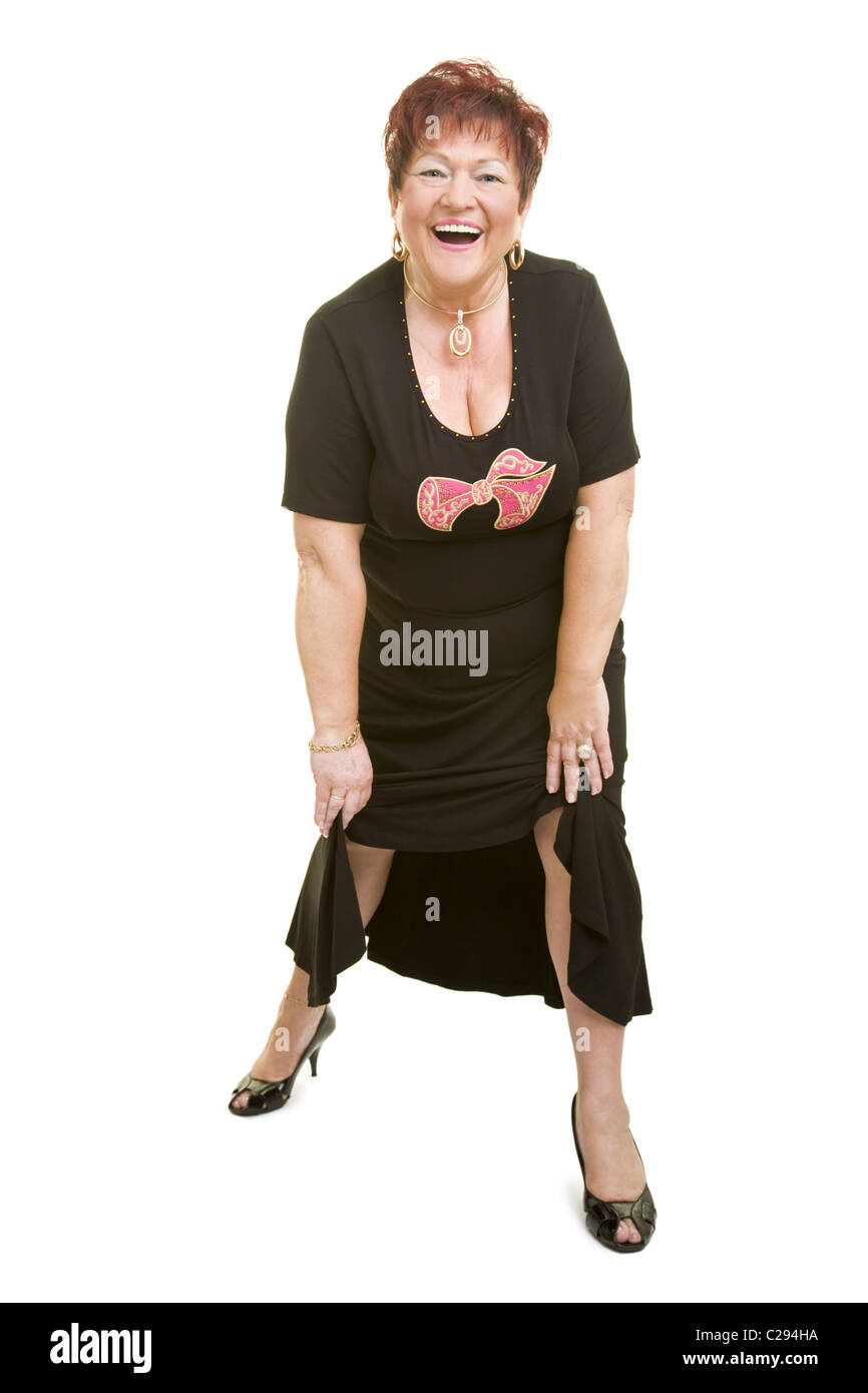 Showing a leg Stock Photo - Alamy