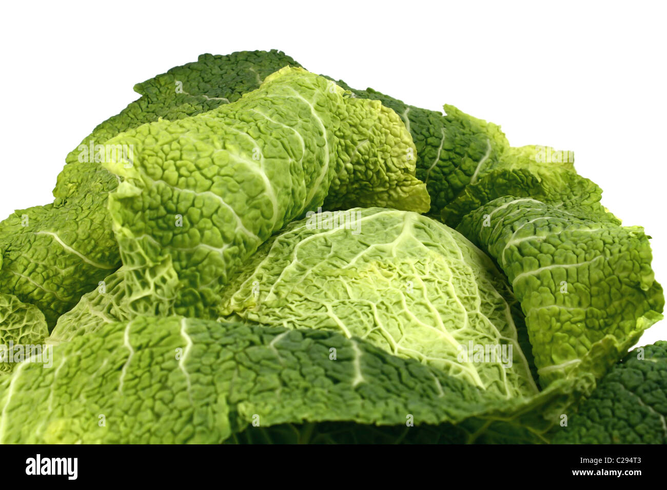 cabbage isolated on white background Stock Photo - Alamy