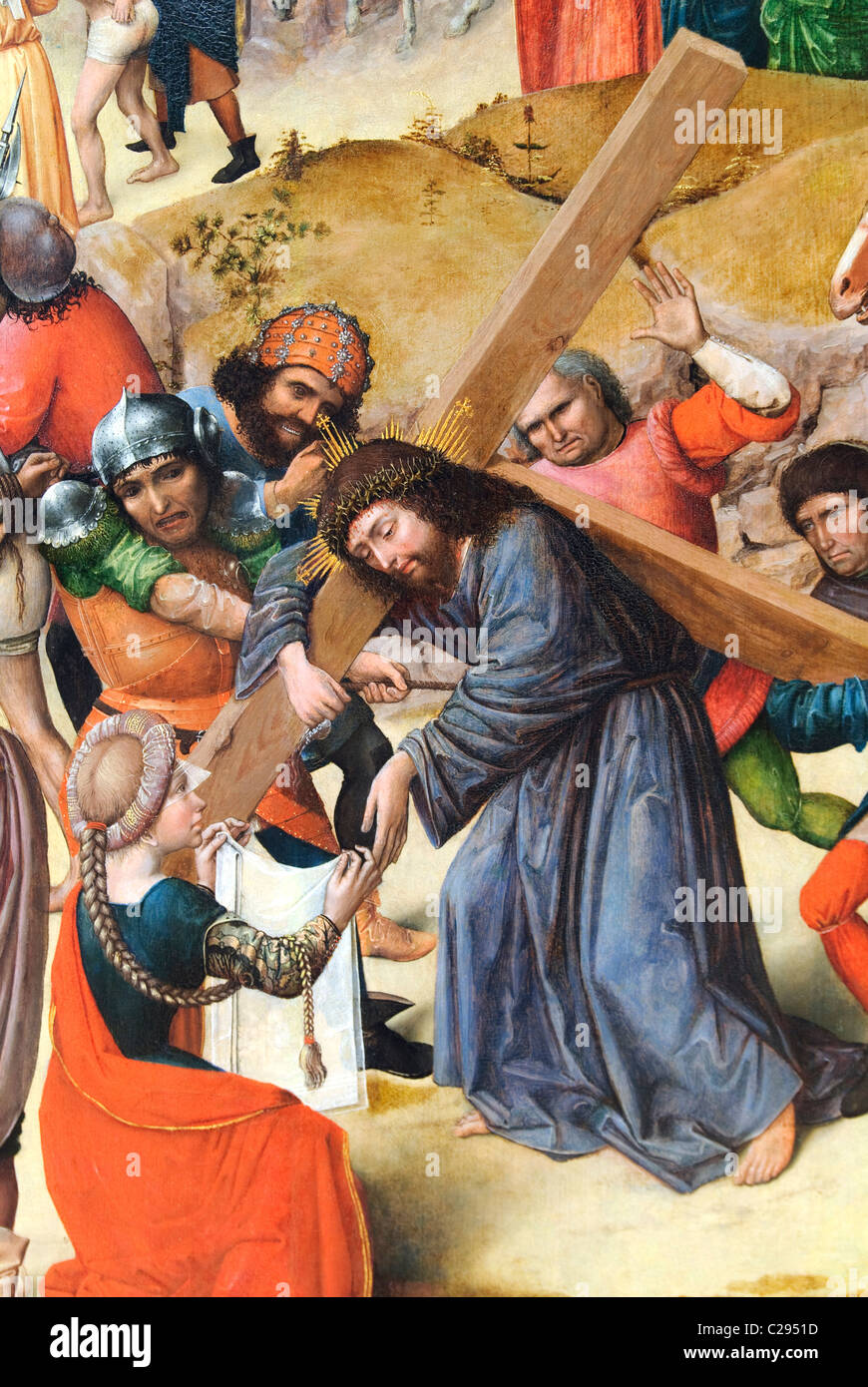 Detail: Christ Bearing the Cross, North Netherlandish, (Utrecht Stock ...