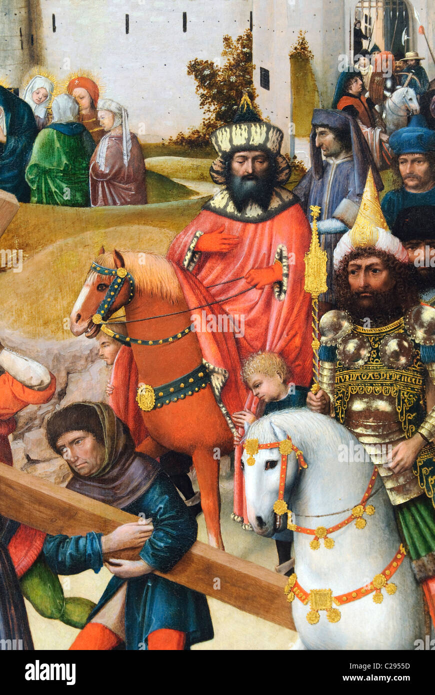 Detail: Christ Bearing the Cross, North Netherlandish, (Utrecht Stock ...