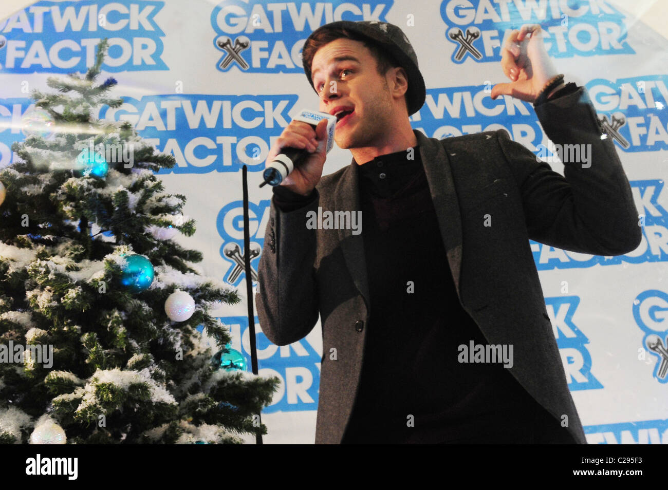 X Factor runner up, Olly Murs launches "The Gatwick X Factor" at ...