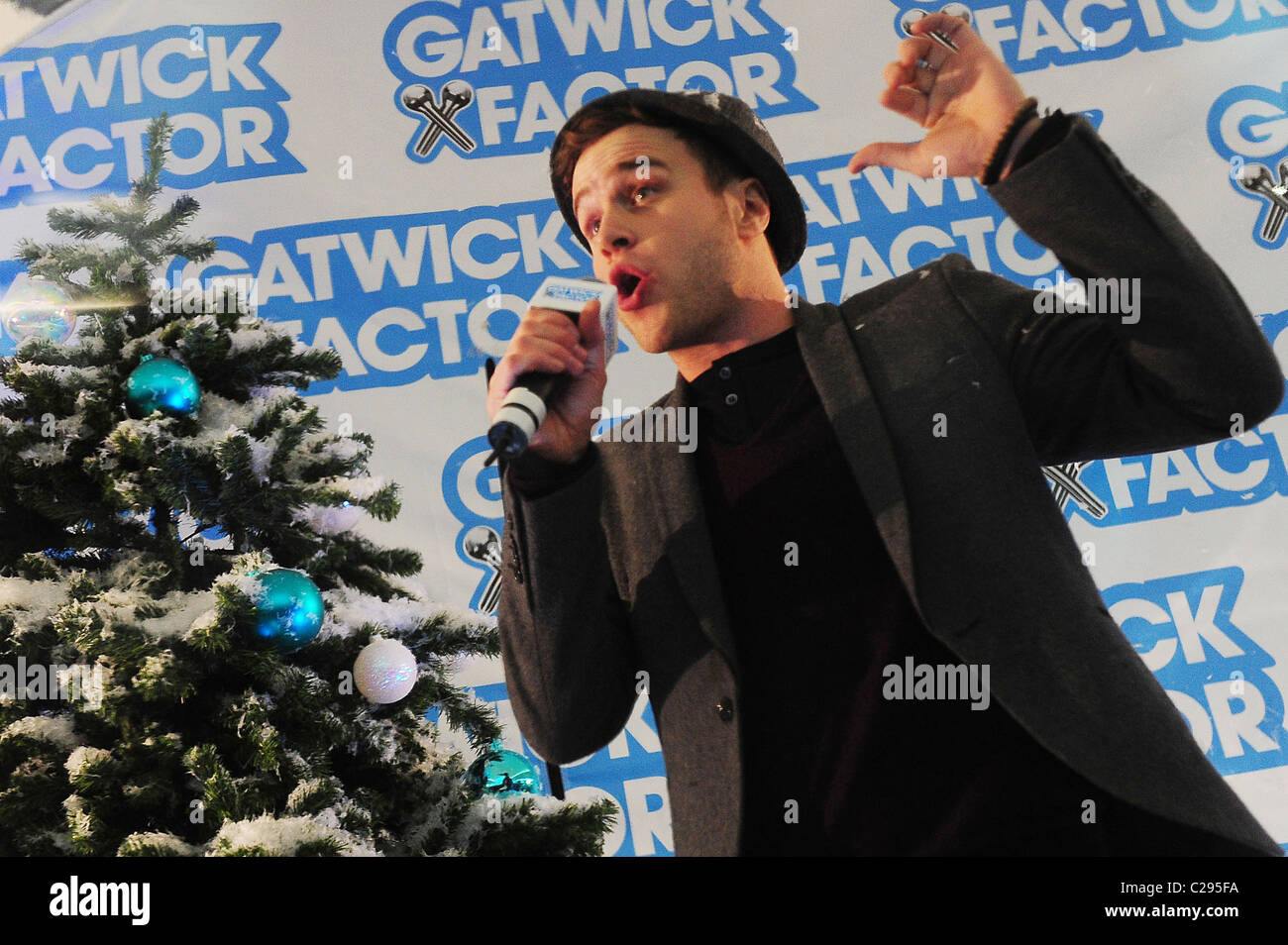 X Factor runner up, Olly Murs launches "The Gatwick X Factor" at ...