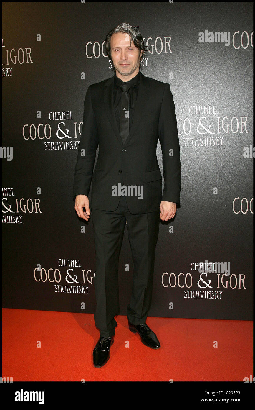 Mads Mikkelsen French Premiere of 'Coco Chanel & Igor Stravinsky' Paris ...
