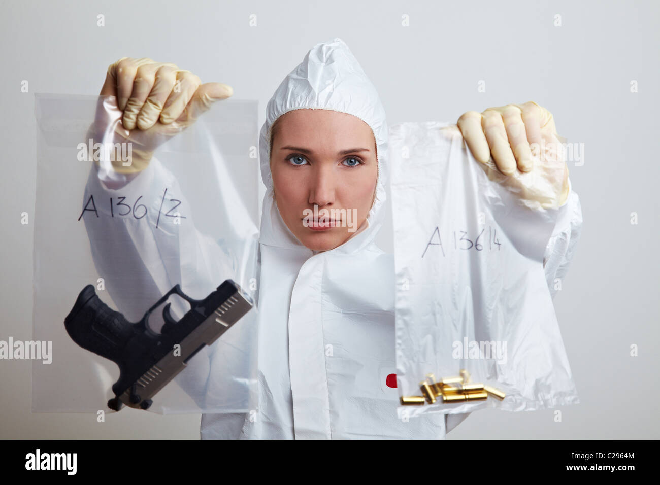 Forensic evidence gun hi-res stock photography and images - Alamy