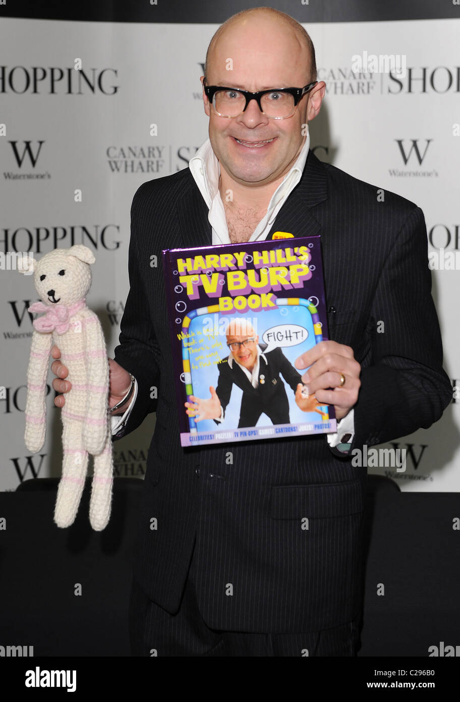 Harry Hill signing copies of his book 'Harry Hill's TV Burp Book ...