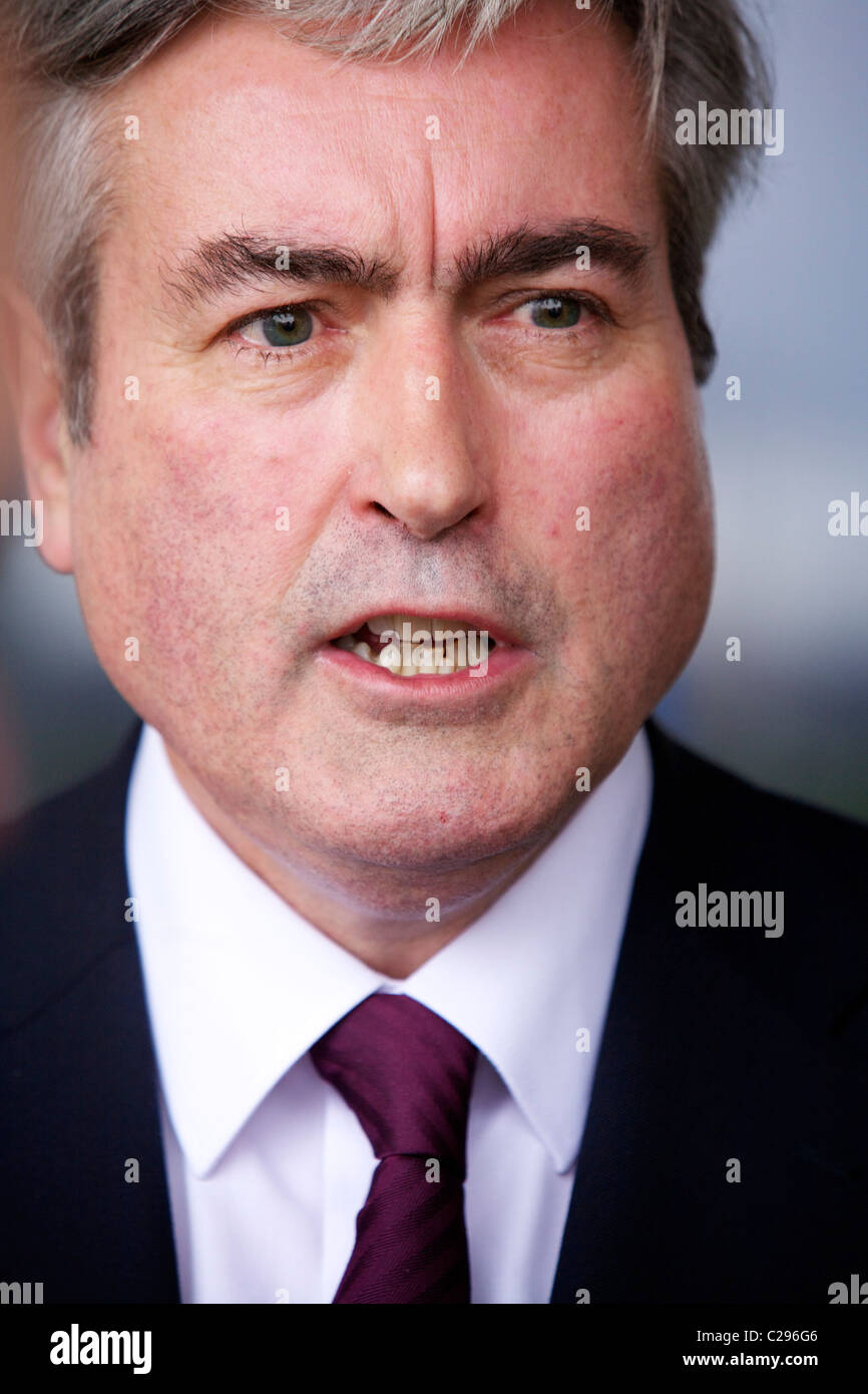 Iain Gray launches Scottish Labour manifesto Stock Photo - Alamy