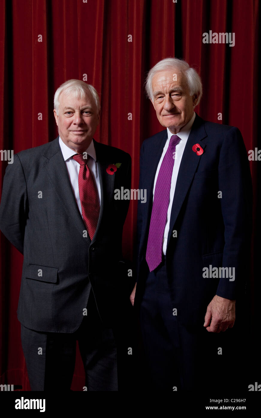 The Rt Hon Lord (Chris) Patten (left) and Lord (David) Wilson of ...