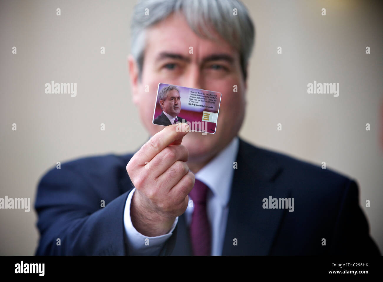Iain Gray launches Scottish Labour manifesto Stock Photo - Alamy