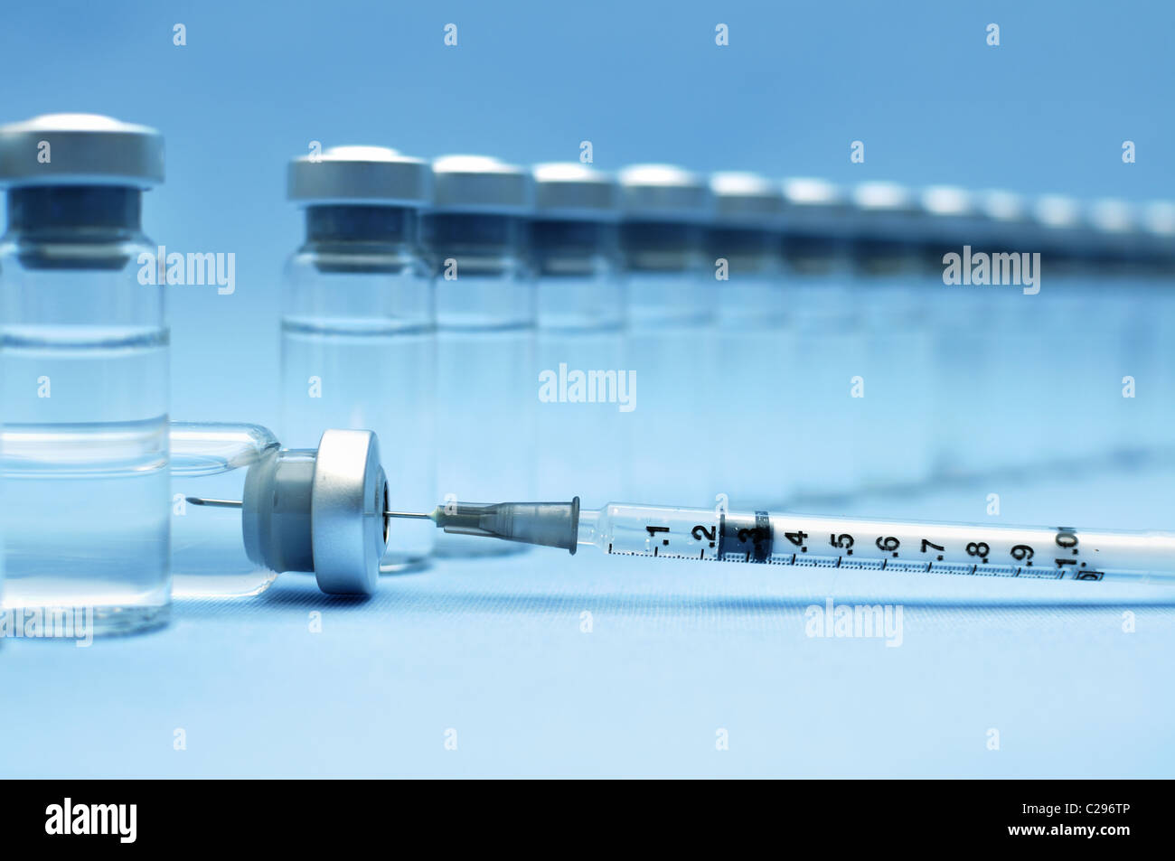 Vials of medications Stock Photo - Alamy