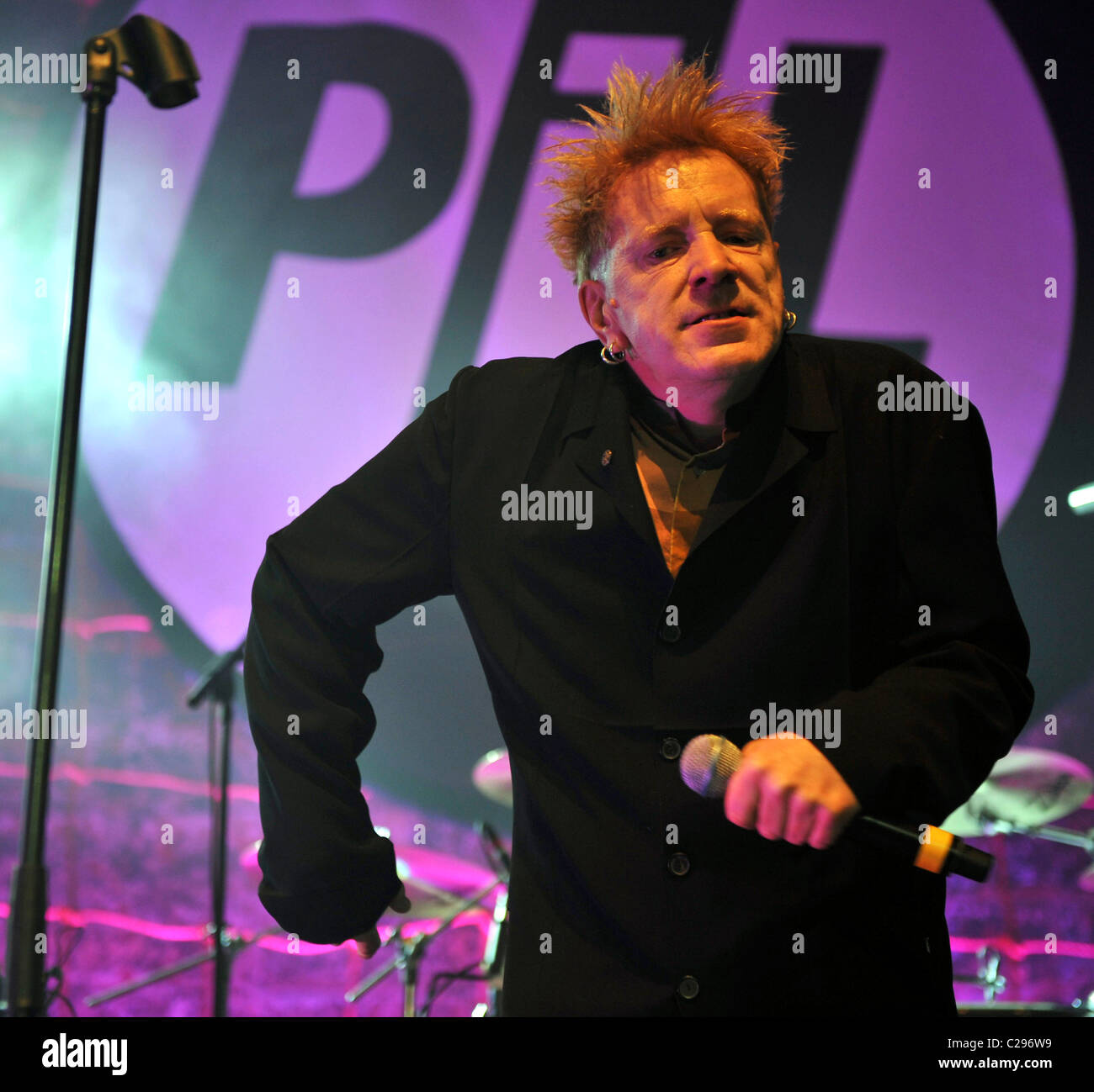 Public image ltd performing at the 02 academy leeds hi-res stock ...
