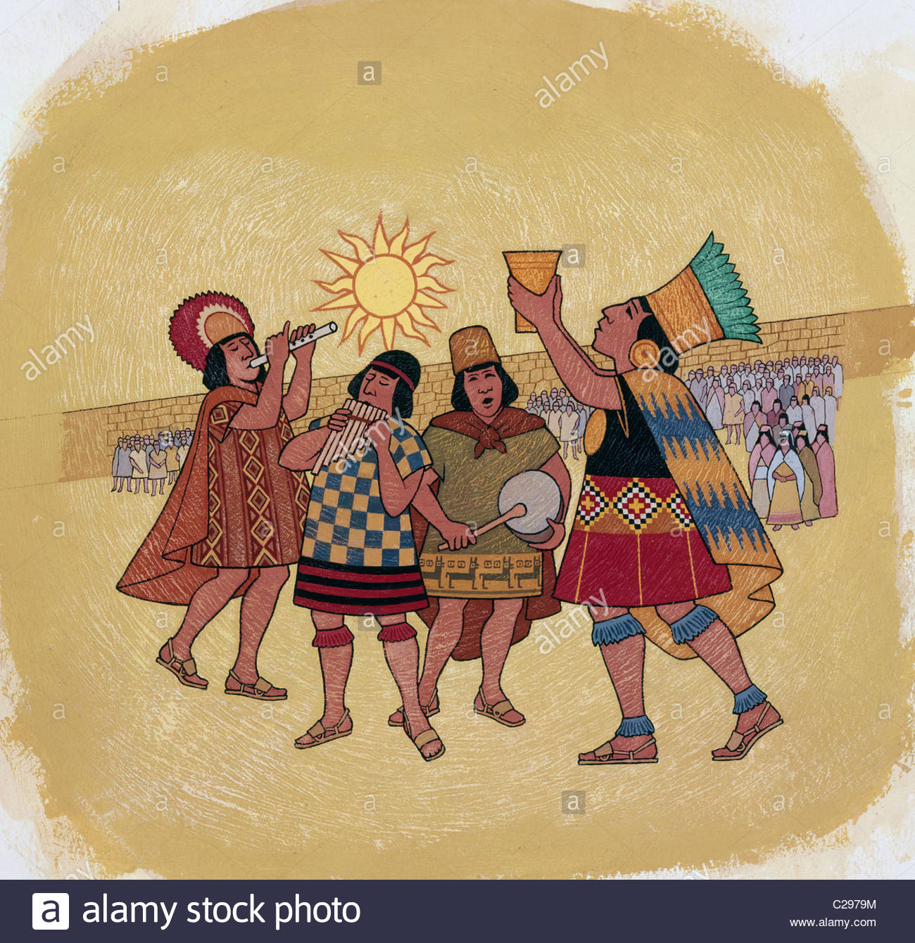 Inca People Illustration Stock Photos & Inca People Illustration Stock ...