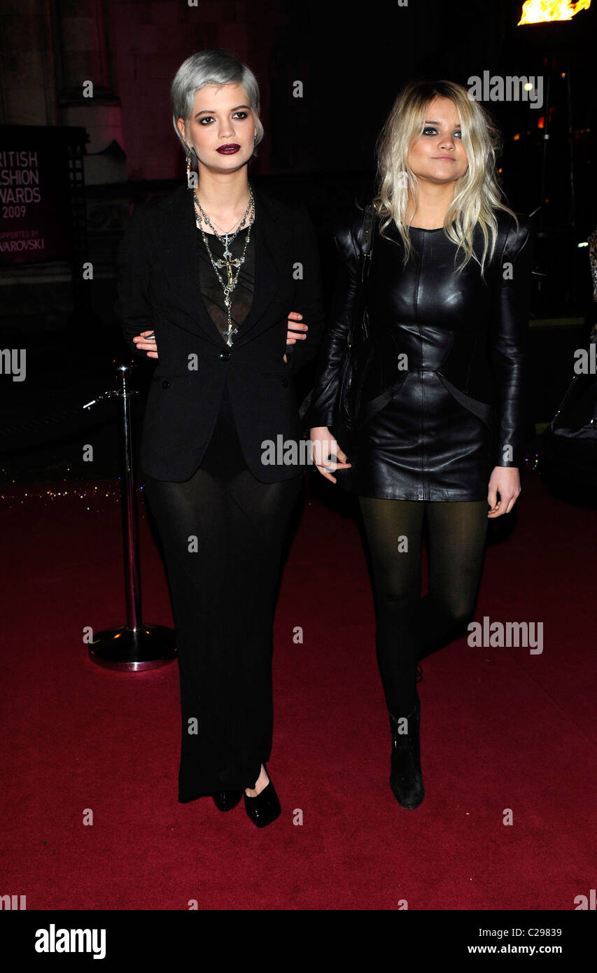 Pixie Geldof & Guest British Fashion Awards held at the Royal Courts of ...