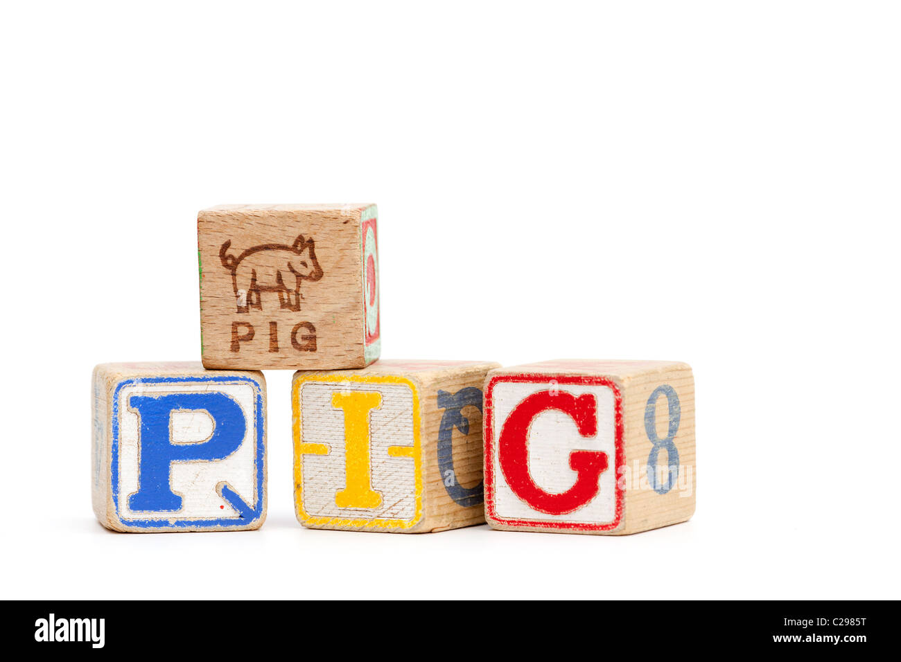 Pig word Cut Out Stock Images & Pictures - Alamy