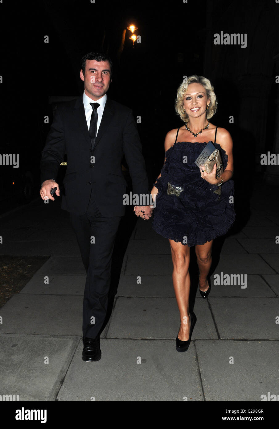 Kristina Rihanoff and Joe Calzaghe British Fashion Awards held at the ...