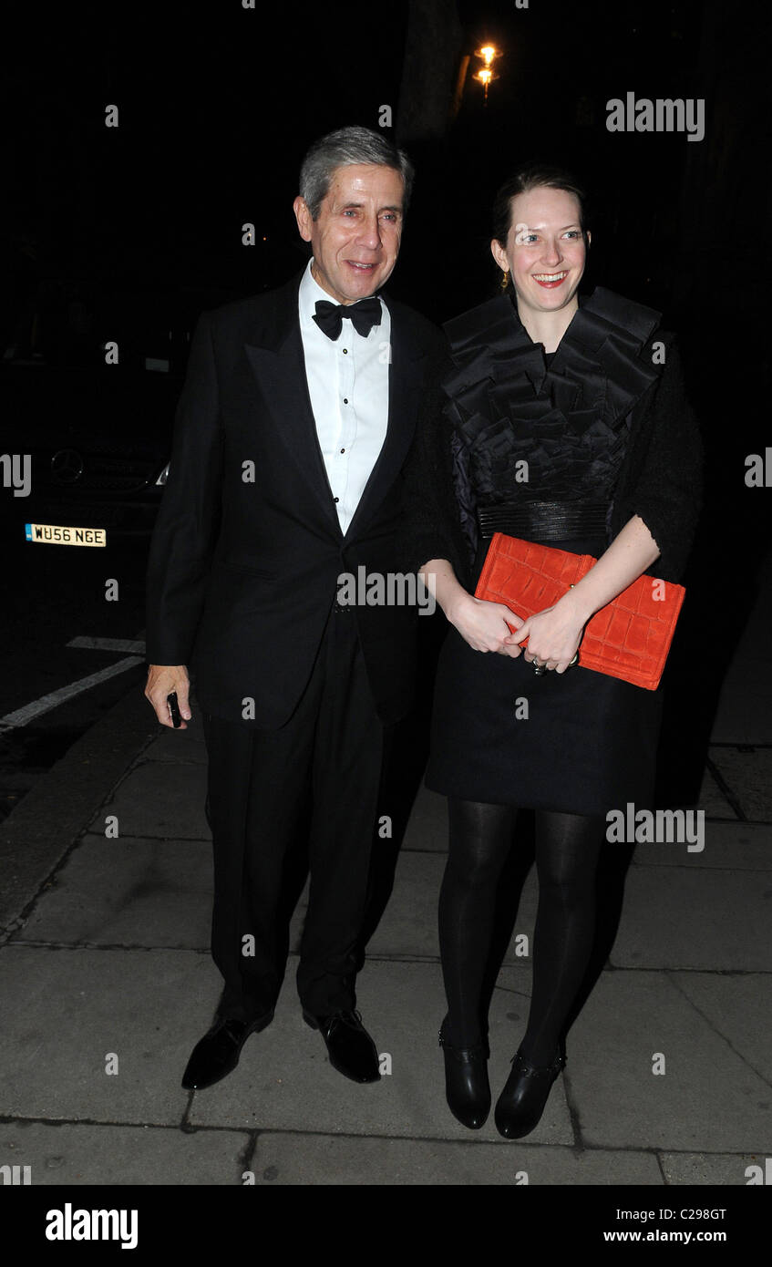 Stuart Rose and guest British Fashion Awards held at the Royal Courts ...