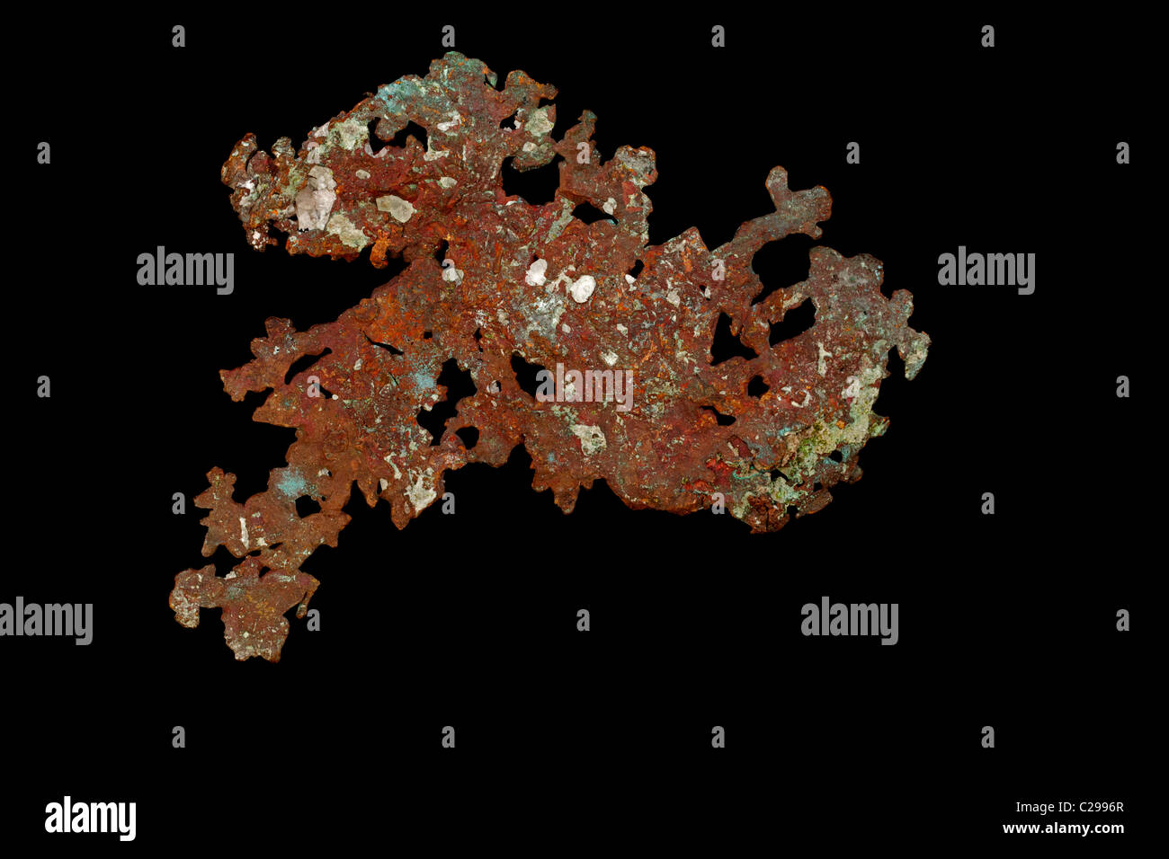Native Copper - Cu - Ray Mine - Pinal County - Arizona - USA - Copper ...
