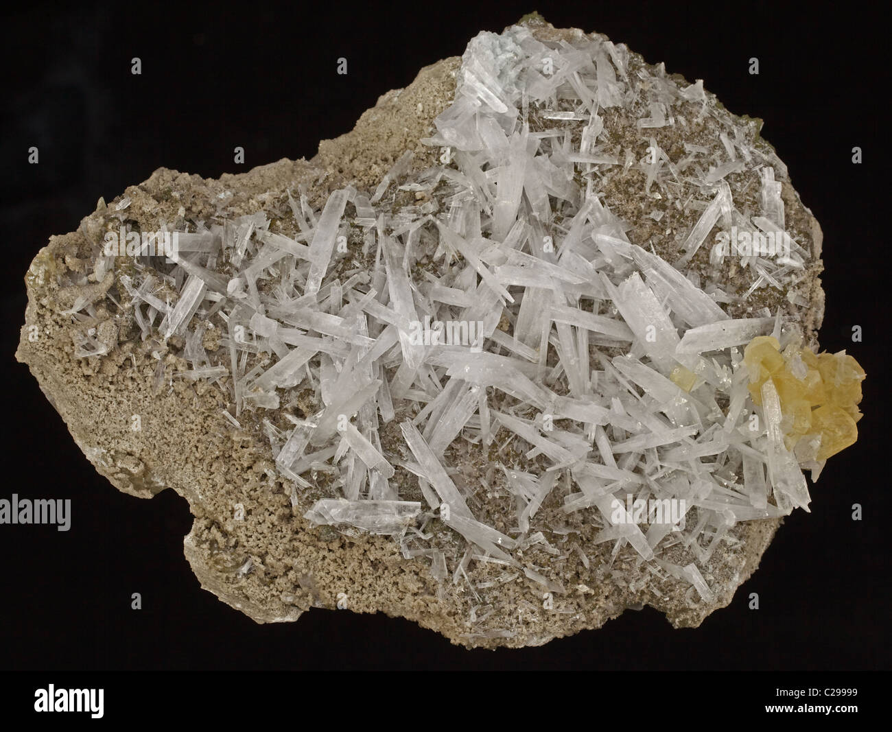 Celestite - Clay Center - Ohio - USA - Strontium sulfate - (SrSO4) - An ...